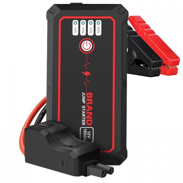 2021 New Jump Starter 1500A peak Car Battery Booster Powerpack